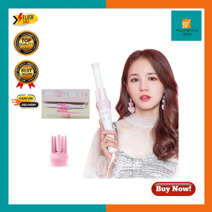 HIGH QUALITY Automatic Hair Curler Ceramic Tourmaline Curling Iron | Lazada PH