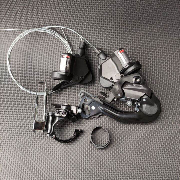 group set mini microshift 3x9 speed rd fd shifter 9 speed | Lazada ...