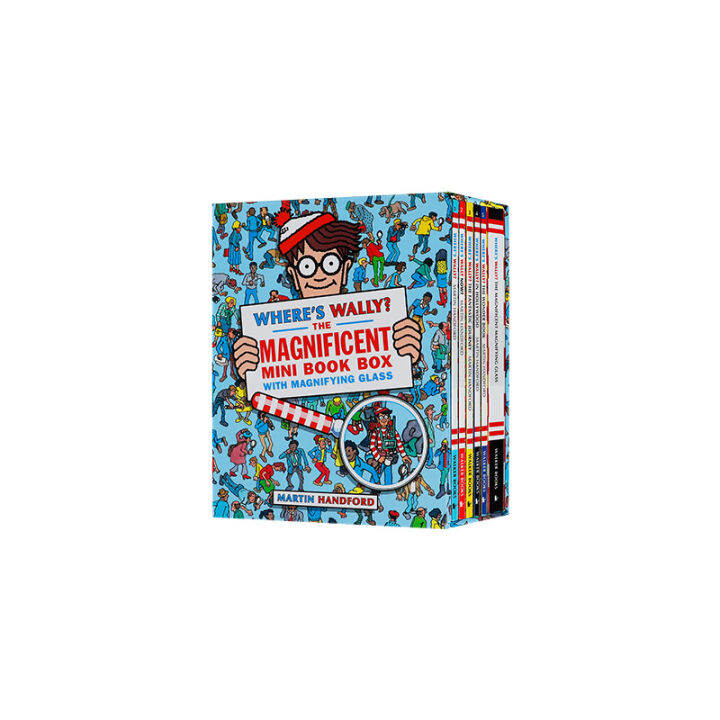 5Pcs English Original Wheres Wally?Magnifi Set Where's Wally ed 3-6 ...