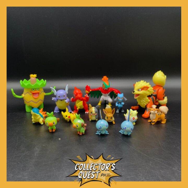 Pokemon Wicked Cool Toys Single Figures Pikachu Eevee Squirtle Grookey ...
