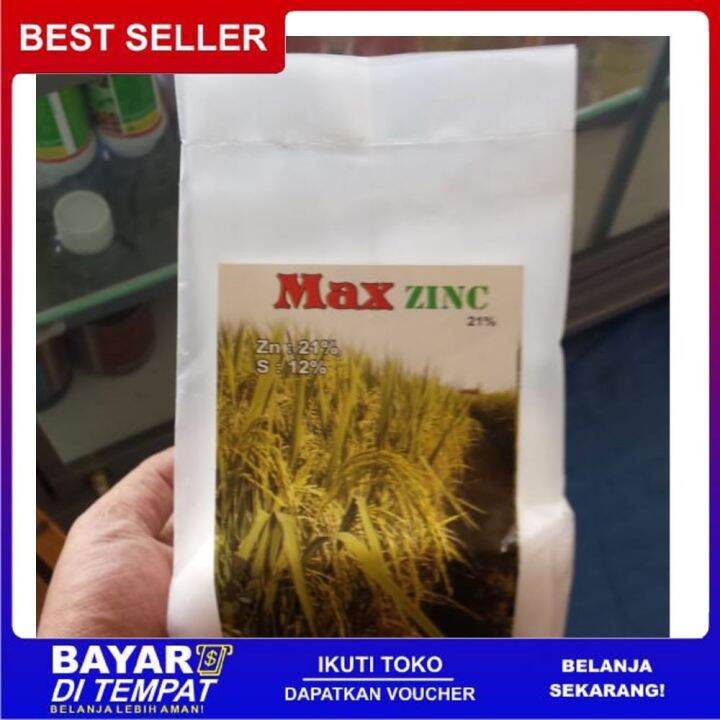 Max zinc Zn21% pupuk micro 1kg zinc pupuk | Lazada Indonesia