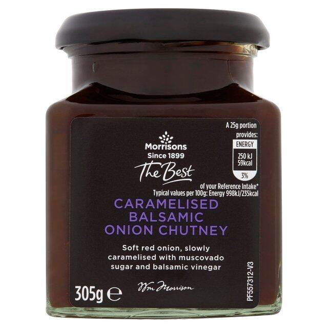 Morrisons The Best Caramelised Balsamic Onion Chutney 305g | Lazada PH