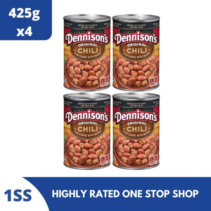 Dennisons Original Chili Con Carne with Beans 15oz x 4 | Lazada PH