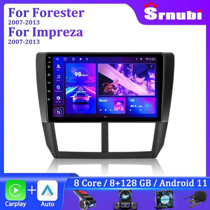 Srnubi 2Din Android Car Radio For Subaru Forester 3 SH Impreza GH GE ...