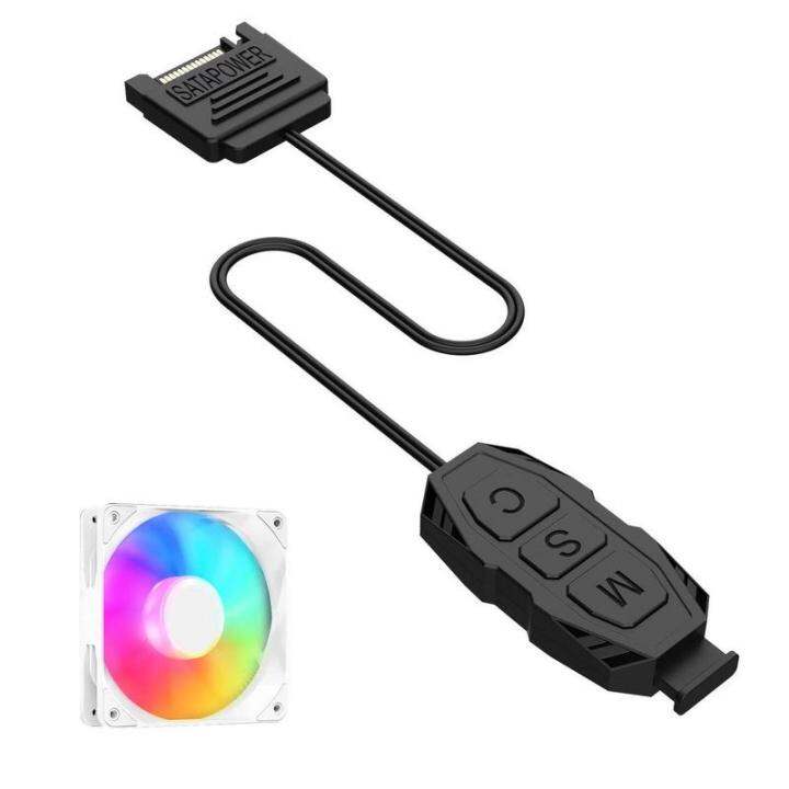 RGB Controller Cable PC 5V ARGB CPU Case Fan LED Light Strip Lamp Bar ...