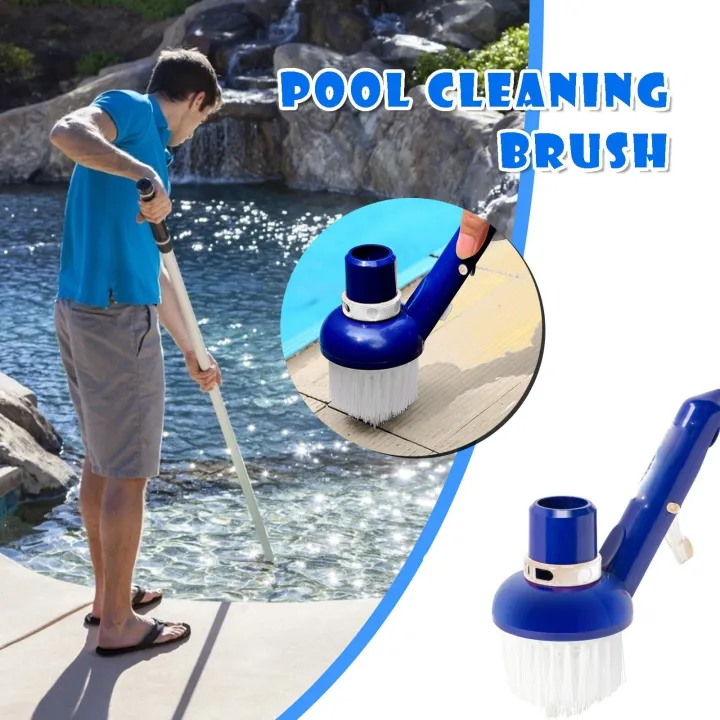 Pool Cleaner Brush Tool Swimming Pool Pond Wall Cleaning Attachment ...