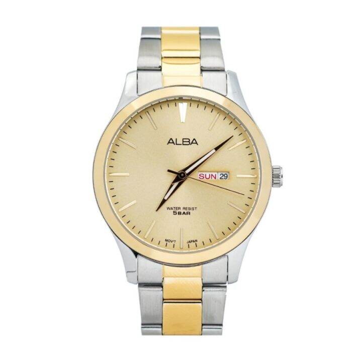 Jam Tangan Pria Alba Quartz Stainless Steels AJ6126 Original | Lazada ...