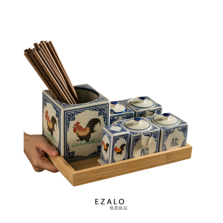 Retro Rooster Series Tableware Classic Vintage Rooster Chicken Cutlery ...