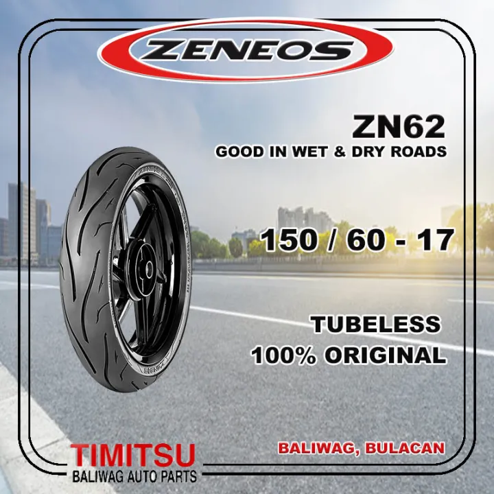 150/60-17 / 150/60 R17 ZENEOS ZN62 TUBELESS | Lazada PH