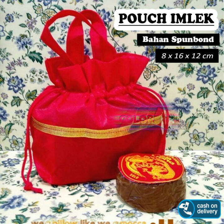 MR Pouch Tas Kain Spunbond Imlek 8 x 16 x 12 cm Ketebalan 75 Gsm Tas ...