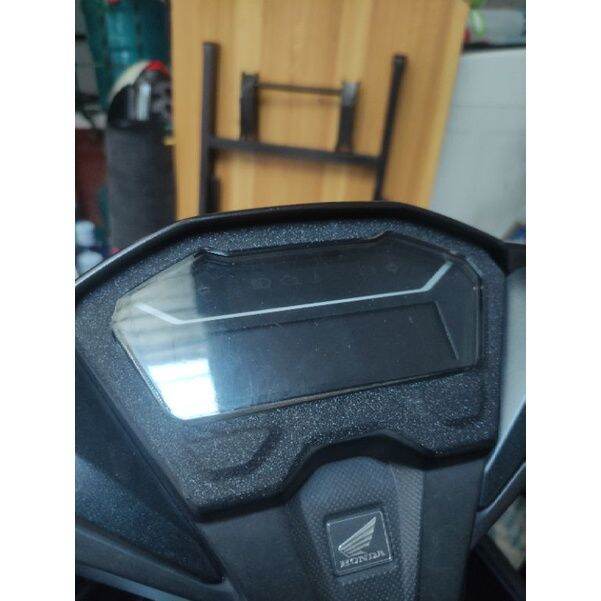 Honda Click 125 /150 Panel Gauge Protector black Glitter Diamond Shiny ...