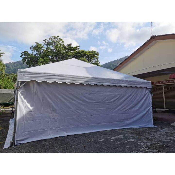 SIDEWALL / DINDING KELILING KHEMAH SILVER WHITE SIZE 20 X 8 UNTUK ...