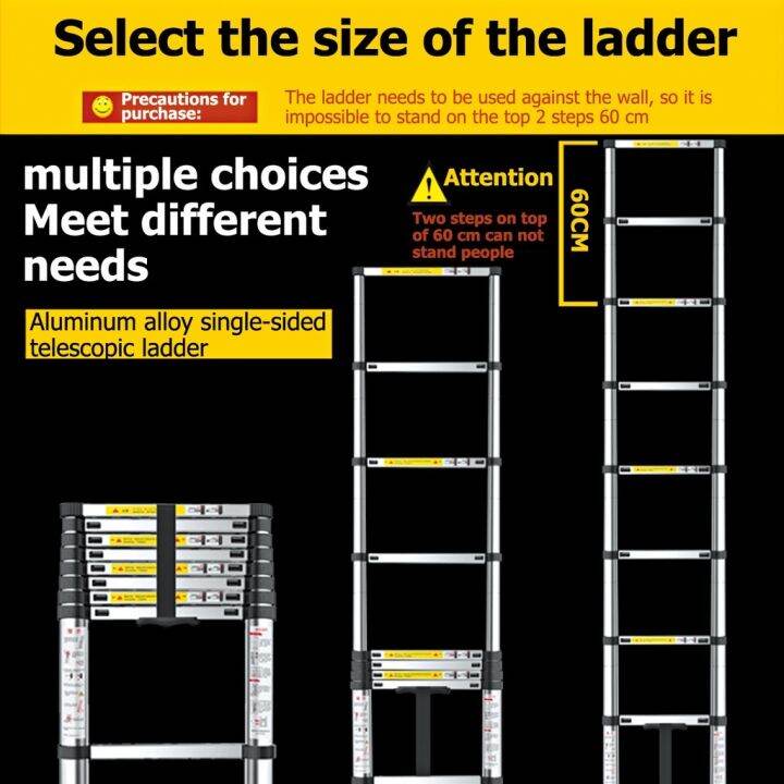 SP Telescopic Aluminum Double-sided Ladder Double Multipurpose Ladder ...