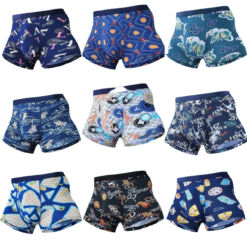 3 ตัว Boxerชาย กางเกงในชาย บ็อกเซอร์ ผ้าลื่น เกรดAAA พรีเมี่ยม ยืดหยุ่น ...