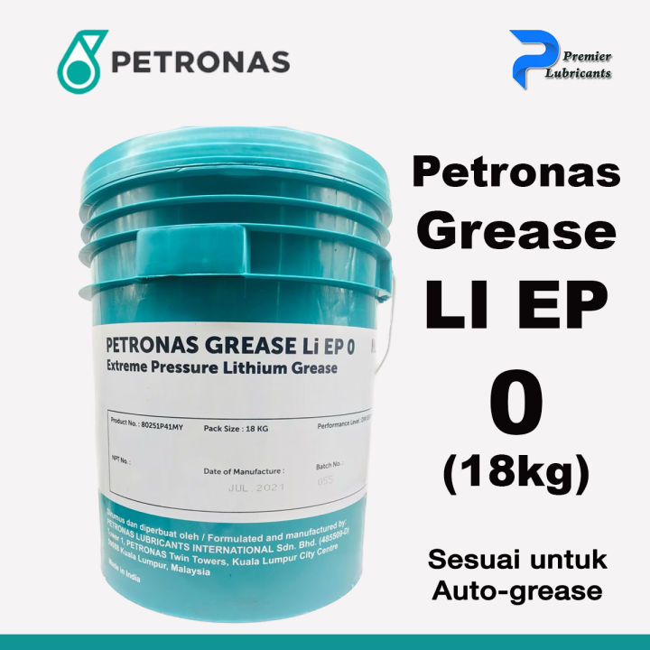 Lithium EP Grease 0 - Petronas Grease Li EP 0 (18kg) - Sesuai Untuk ...