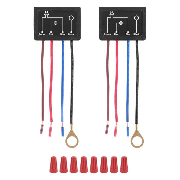 Touch Lamp Switch 2 Pack,Touch Lamp Control Module for Dimmable LED ...