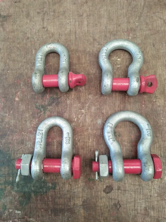 size 1/2" SWL WLL 2T CROSBY type Galvanized Shackle D Bow Chain Anchor ...