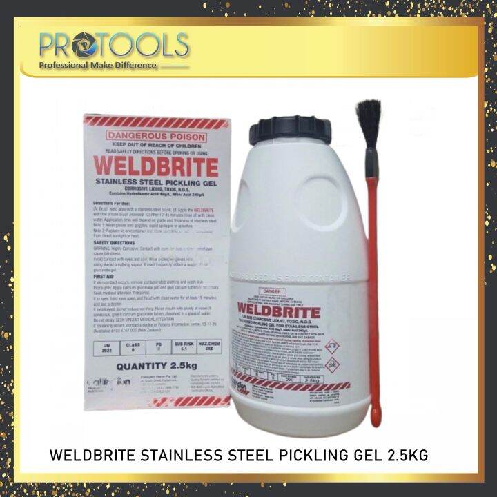 WELDBRITE STAINLESS STEEL PICKLING GEL 2.5KG WELDING | Lazada WELDBRITE STAINLESS STEEL PICKLING GEL 2.5KG WELDING | Lazada