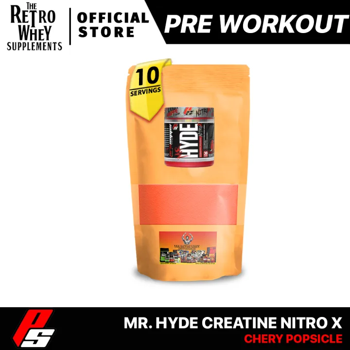 Pro Supps Mr. Hyde Nitrox Intense Energy Pre-Workout Powder 10 Servings ...