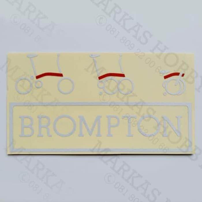 Stiker / Sticker Brompton Icon and Text Line | Lazada Indonesia