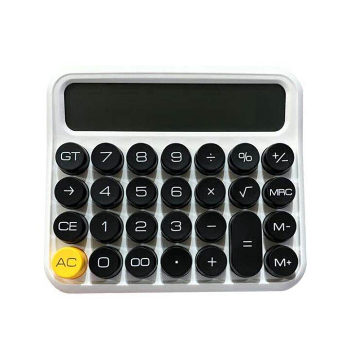 12 Digits Desktop Mechanical Switch Calculator Large Button Financial ...