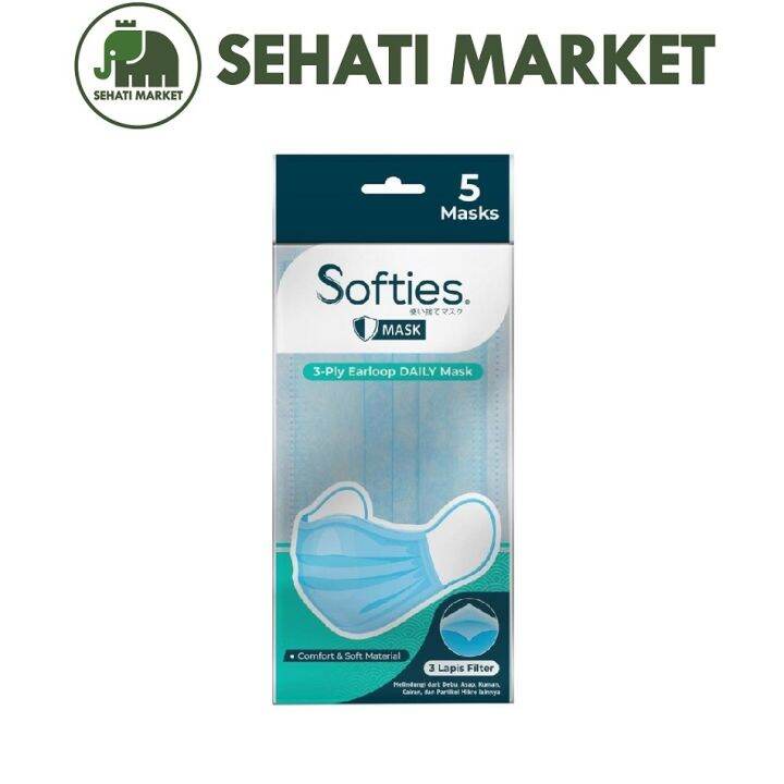 SOFTIES DAILY MASK 5S | Lazada Indonesia