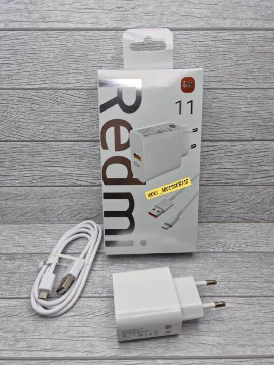 Charger Xiaomi Redmi 11 65W Fast charging Micro & Type C - PREMIUM ...