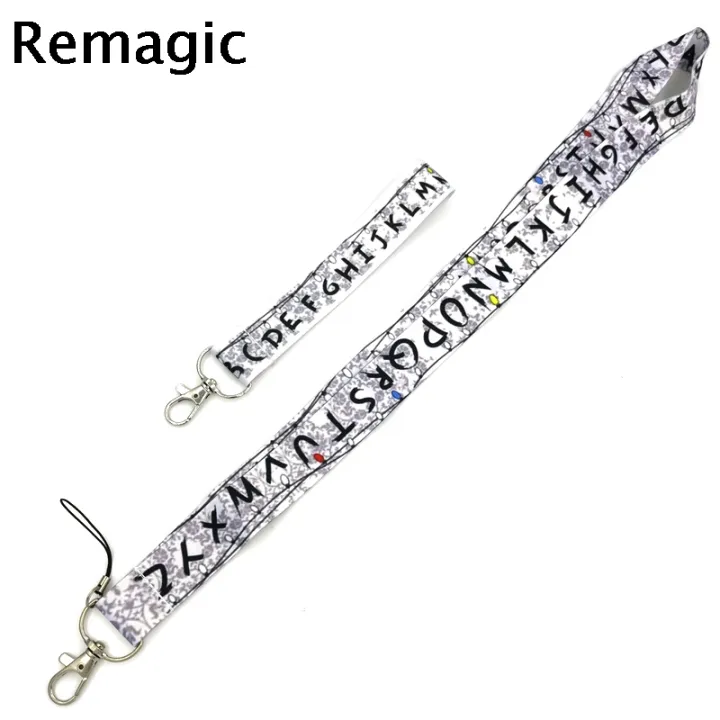 Stranger things alphabet letters Funny art Lanyard Neck Key Strap for ...