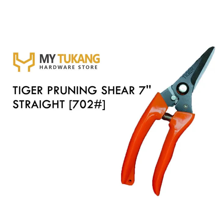 TIGER PRUNING SHEAR 7'' STRAIGHT [702#] | Lazada
