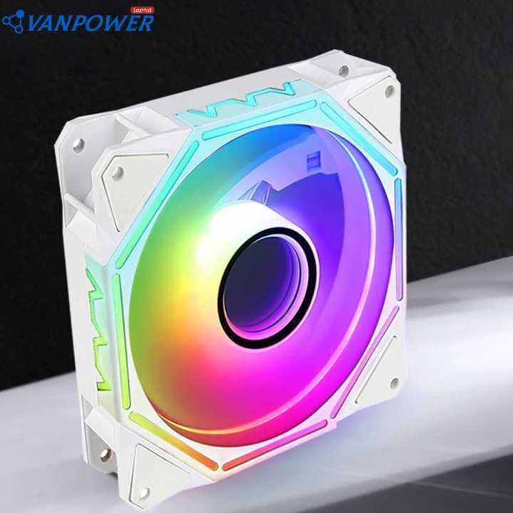 1-6PCS 120mm Cooling Fan Silent RGB Ventilador CPU Coolers Radiators ...