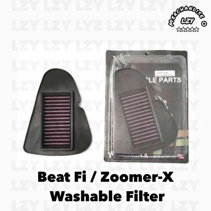 Honda Motorcycle Washable Air Filter for Beat FI Zoomer X | Lazada PH