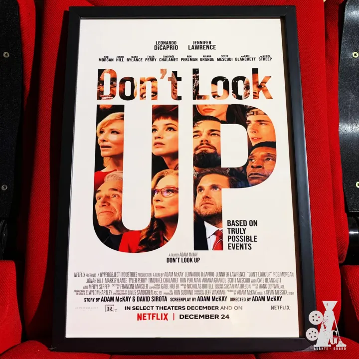 Don't Look Up (High Quality Framed Movie Poster) | Lazada PH