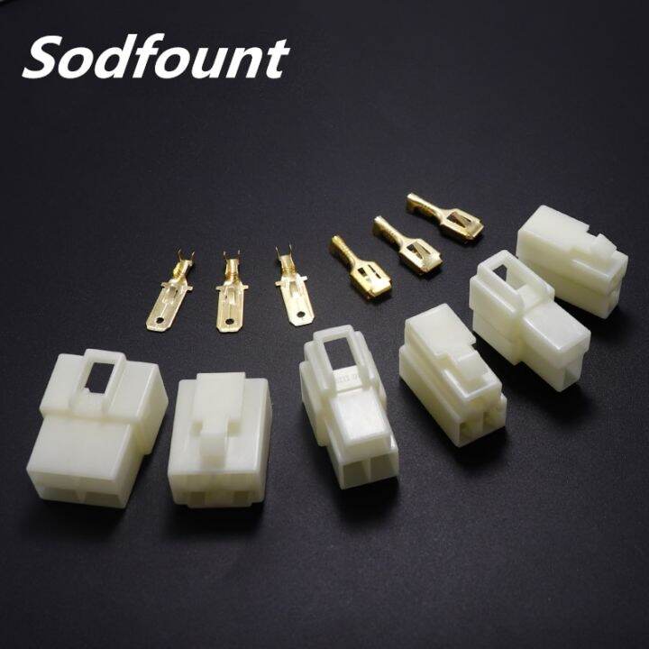5set 6.m 1P 2P 3P 4P 6P 8P 9P pin/way Crimp Terminal Connector Kits ...