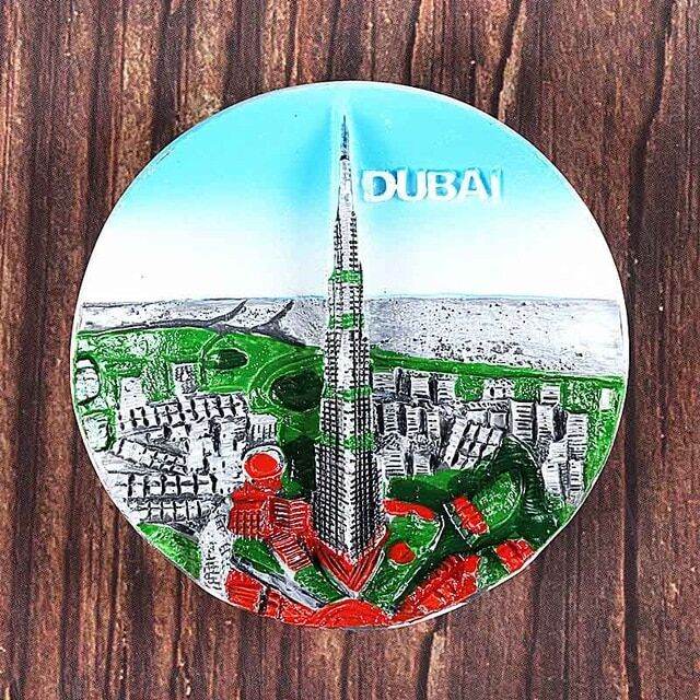 Fridge magnets 3d sticker world tour Egypt pyramid India dubai Israel ...
