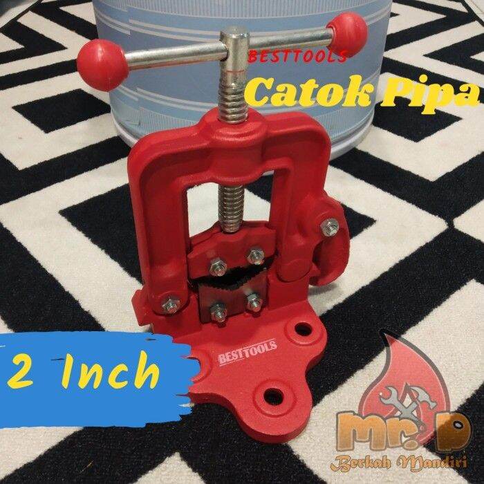 Catok Pipa 2 inch | Ragum Pipa 2 inch | Pipe Vise 2 inch | Lazada Indonesia