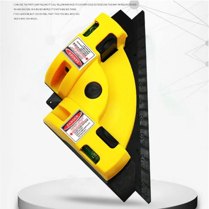 BOY TOOLS - 90 Degree Right Angle Vertical Horizontal Laser Chalk Line ...