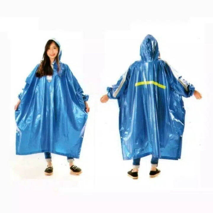 Jas Hujan Poncho Lengan Funtastic Elmondo 703 / Ponco Kalong Kelelawar Jumbo Tebal Laris ...