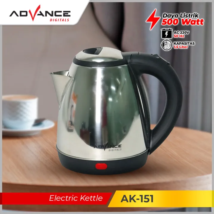 Advance AK-151 Electric Kettle 1,5 Liter Teko Listrik AK151 | Lazada ...