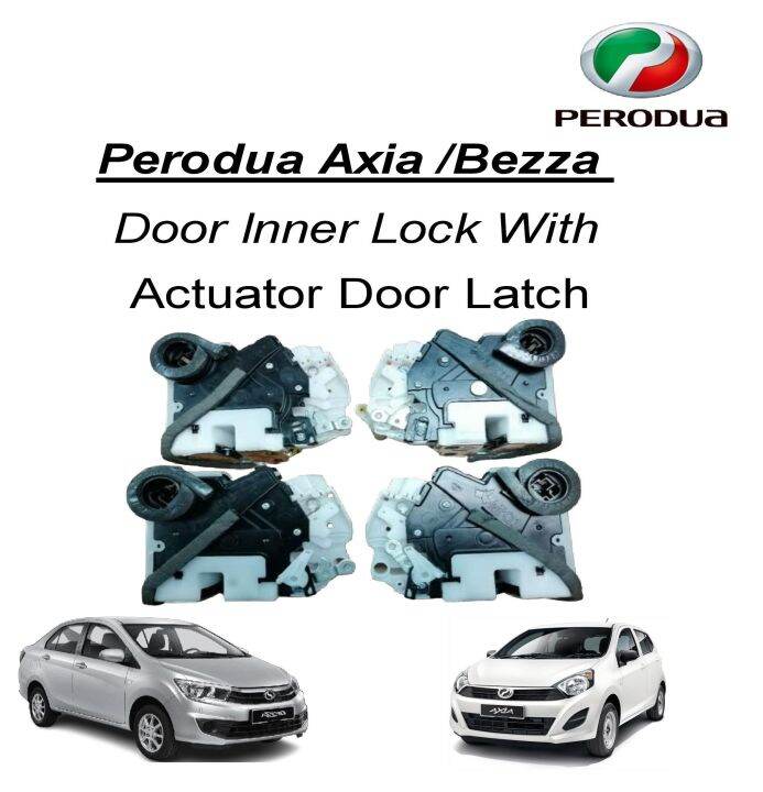 Perodua Axia ,Bezza Door Inner Lock With Actuator Door Latch | Lazada