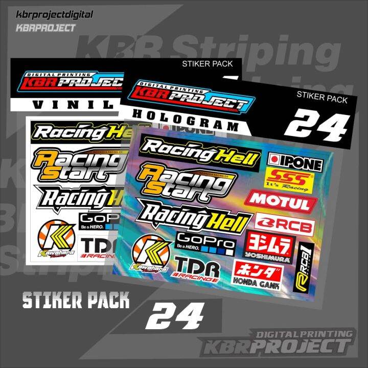 [COD] STICKER PACK MOTOR ALL VARIAN - STICKER PACK-24 | Lazada Indonesia