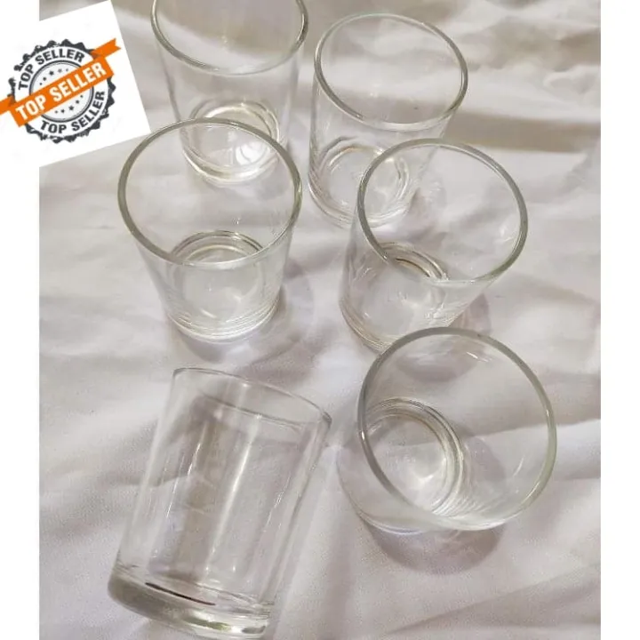 Glass 554 Transparent Drinking Clear 1/2 (SET of 6)/Tumbler/thick clear ...