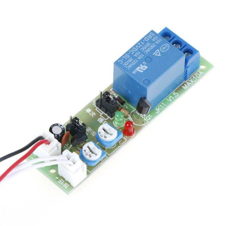 Dc 12v Loop Delay Adjustable Double Multifunctional On Off Infinite Cycle Relay Module Timer ...