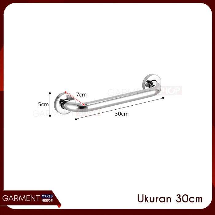 Pull Handle Pintu Kaca Pegangan Gagang Bar Kamar Mandi Dinding Toilet ...