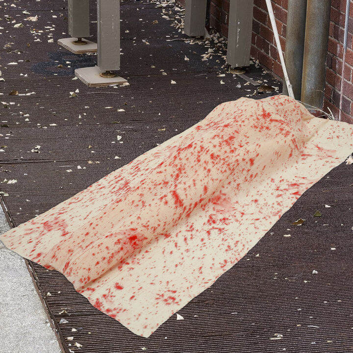 ILADA Dinning Halloween Decorations Dead Victim Props 4.92ft Dead Body ...