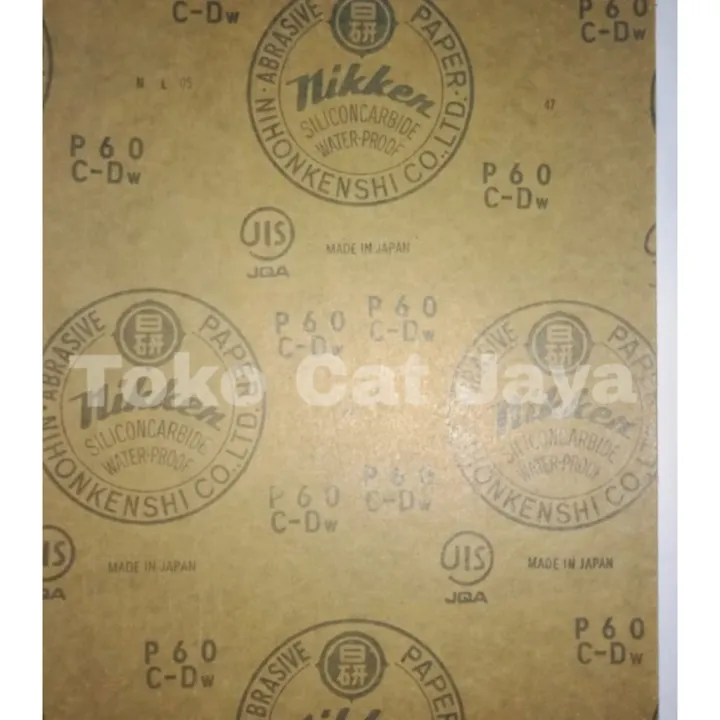 Amplas NIKKEN WATERPROOF / Permukaan Halus / 1000 1500 2000 | Lazada ...