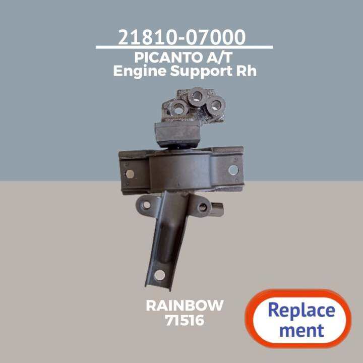2181007000 Engine Support Rh for KIA Picanto (A/T) [Replacement] Part ...