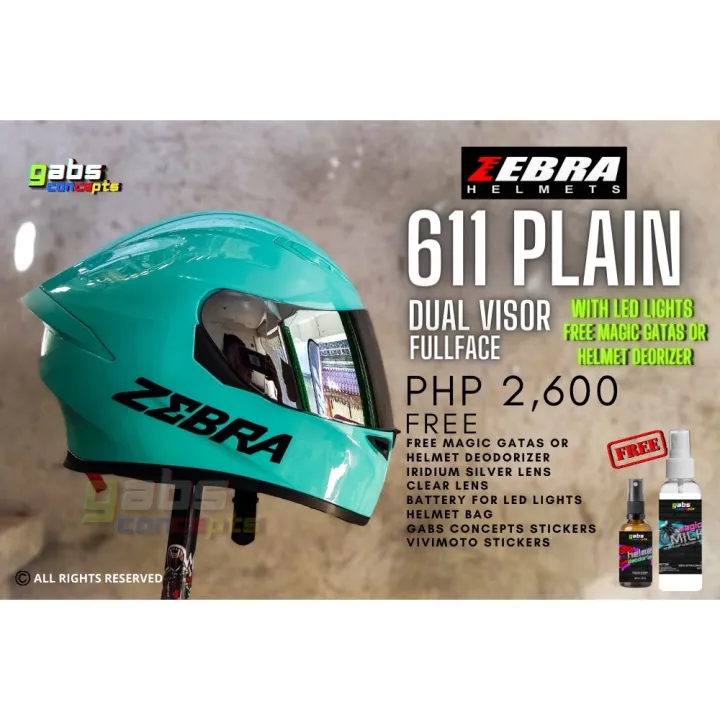 ZEBRA PREMIUM FULL FACE HELMET/ MOTORCYCLE HELMET | Lazada PH