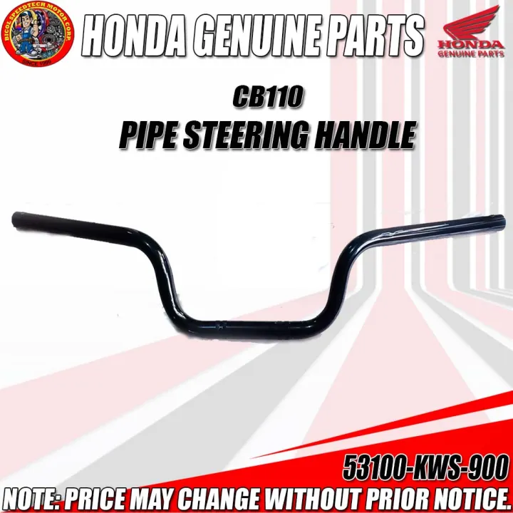 CB110 PIPE STEERING HANDLE(Genuine: 53100-KWS-900) | Lazada PH