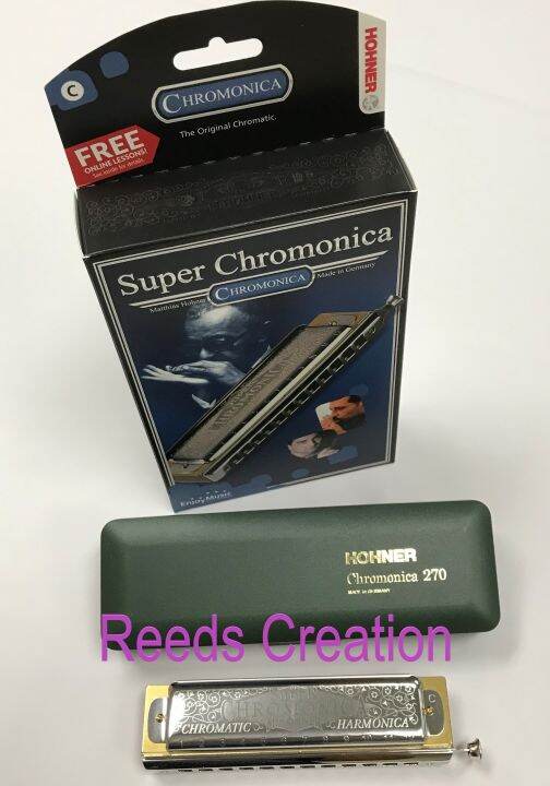 Hohner Harmonica Super Chromonica 270 C Key. Made in Germany | Lazada Singapore
