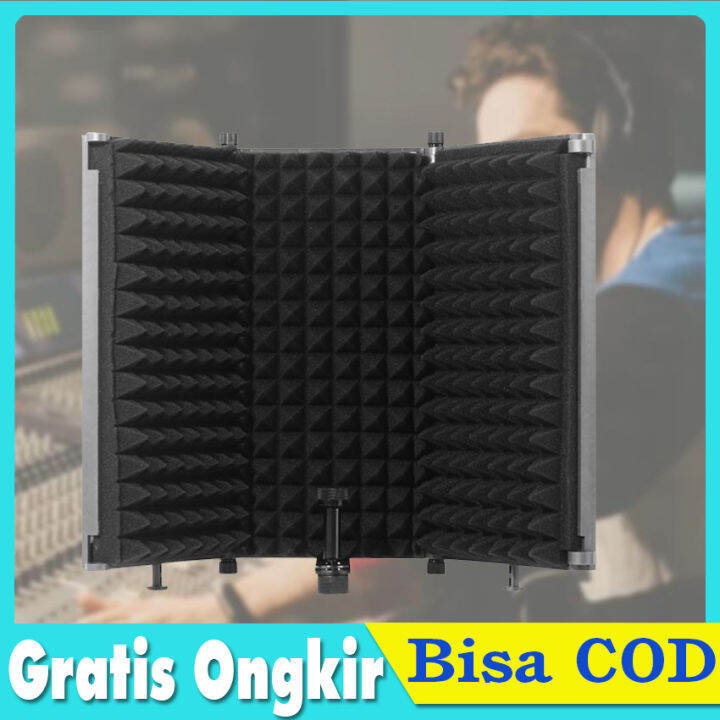 Professional Busa Peredam Suara Vocal Booth Recording Microphone ...
